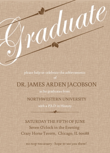 College Graduation Invitations Gangcraft